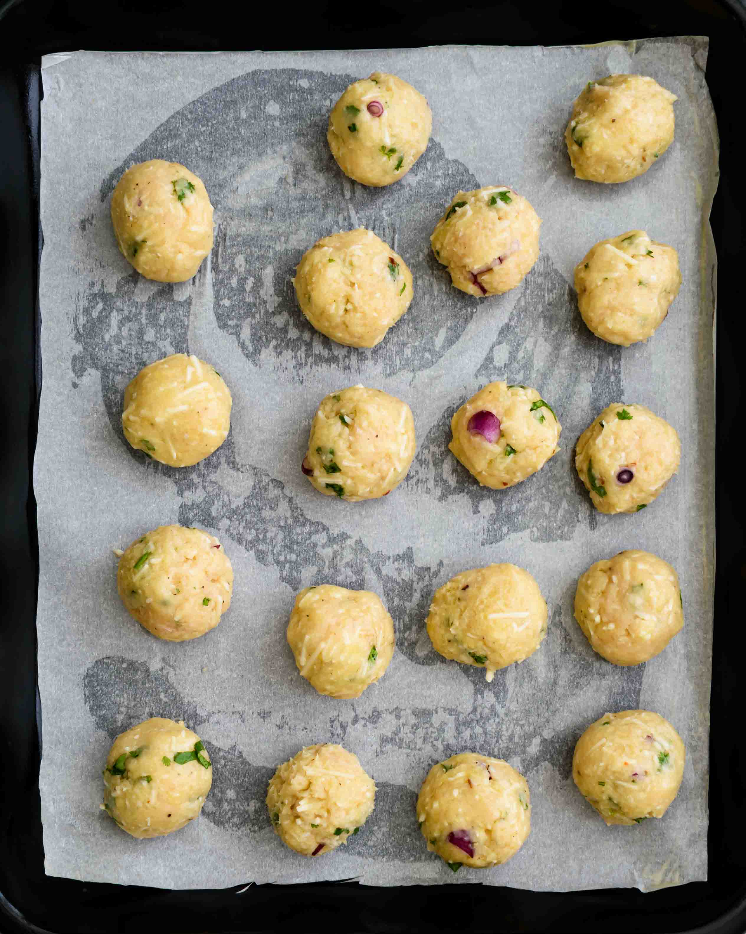 Baked Chicken Meatballs - Pepper Delight