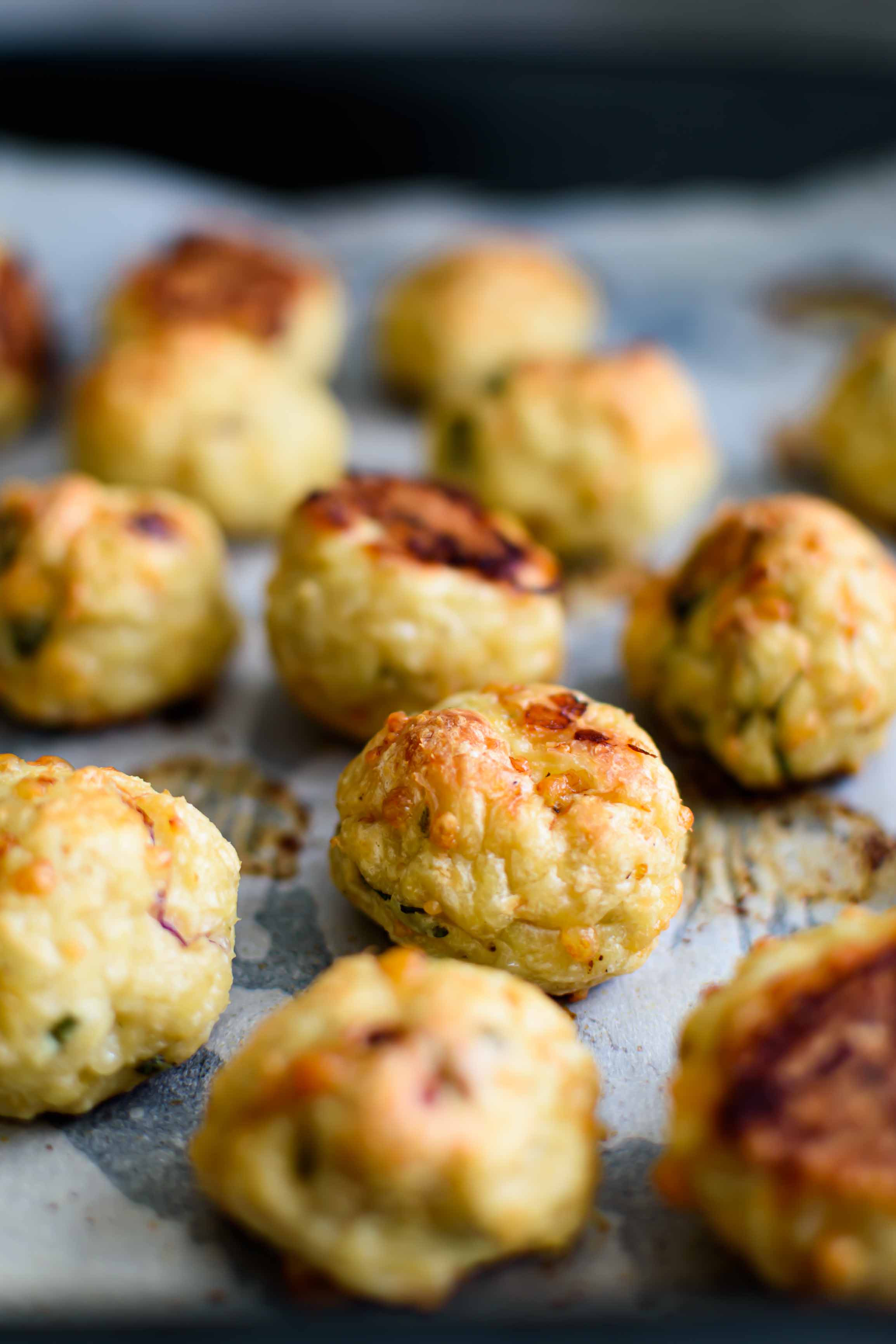 Baked Chicken Meatballs - Pepper Delight