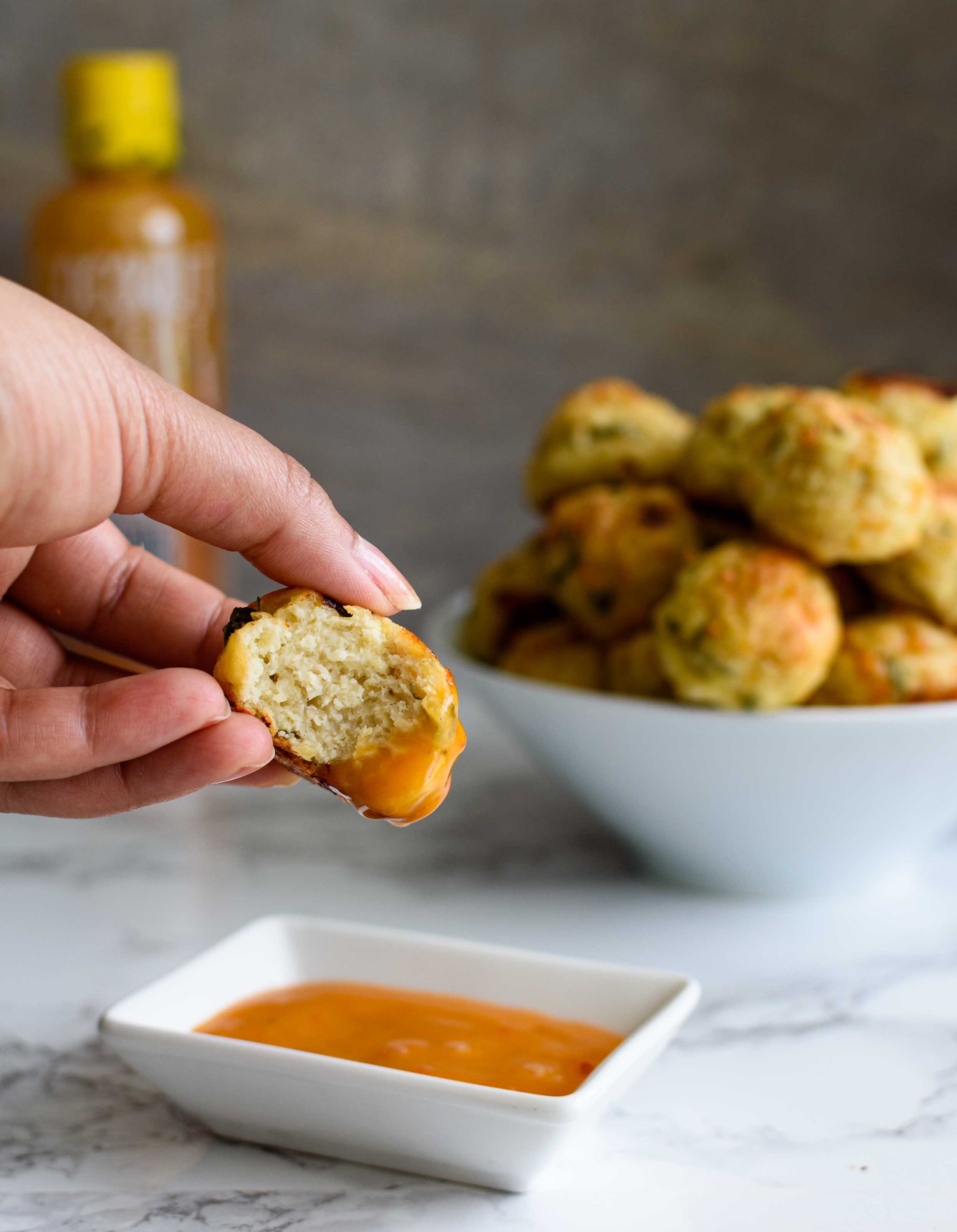 Baked Chicken Meatballs - Pepper Delight