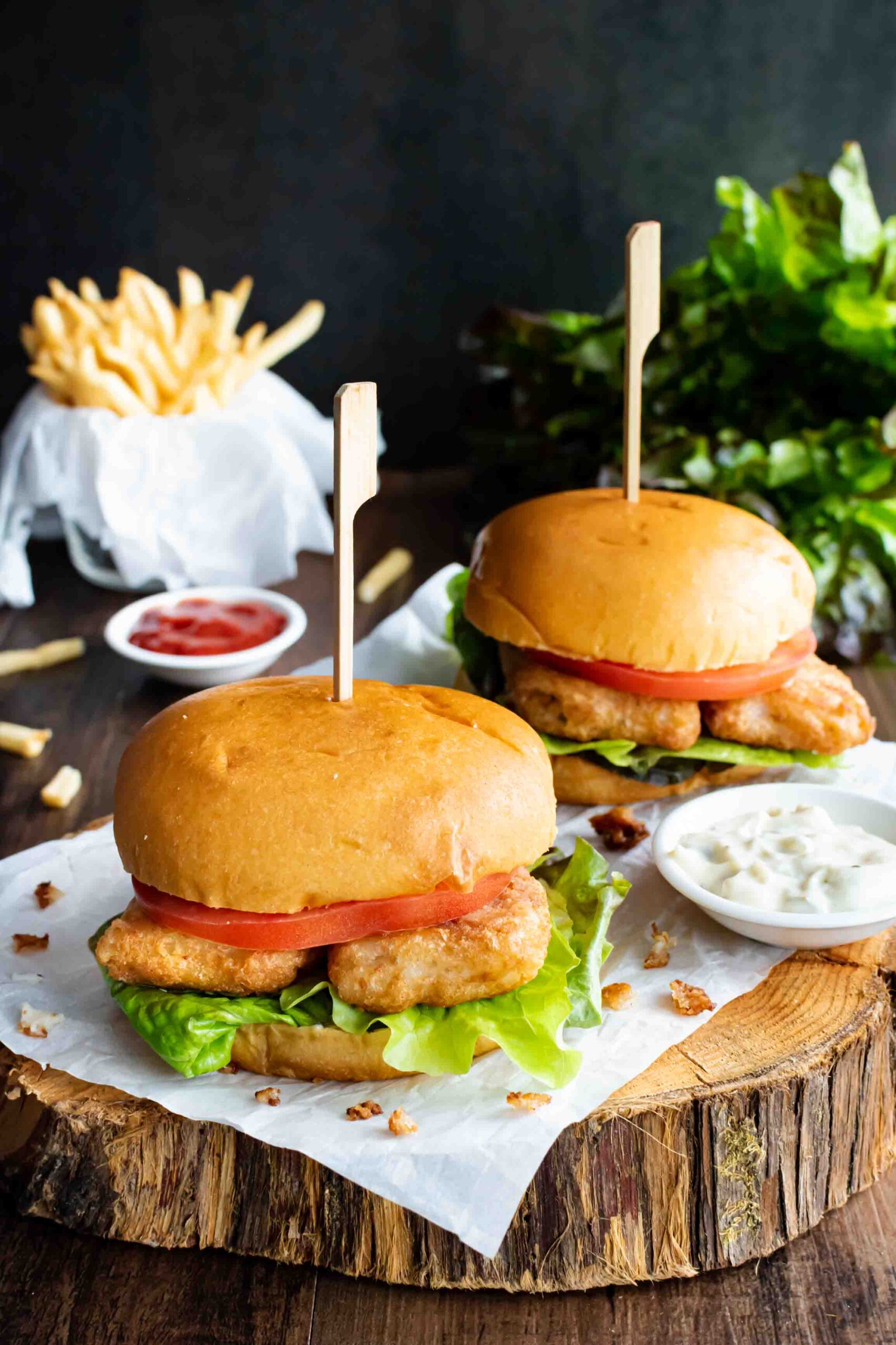 Crispy Fish Burger - Pepper Delight