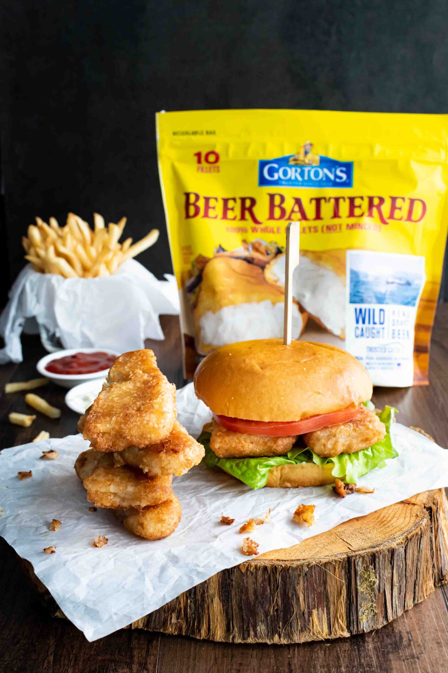 Crispy Fish Burger - Pepper Delight